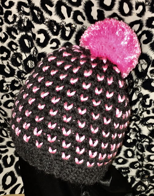 Ravelry: Valentine Hearts & Love Hat pattern by Karen In Kits Crochet ...
