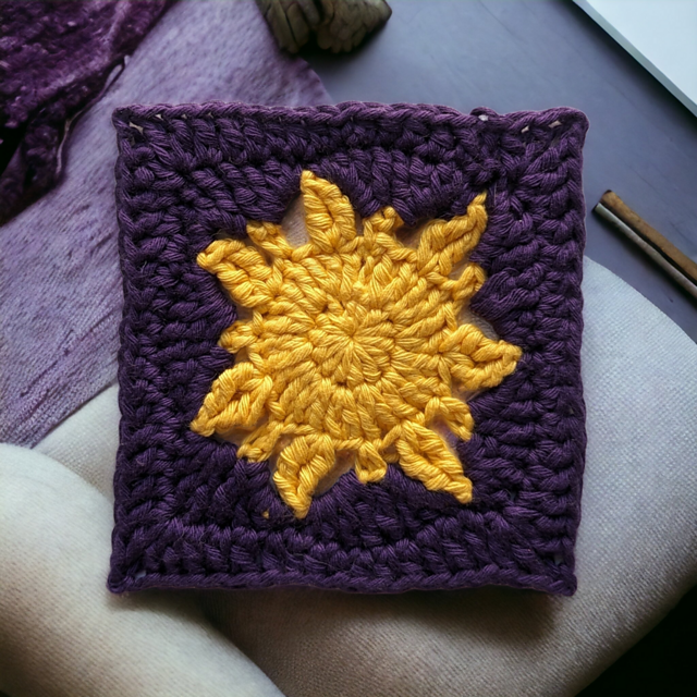 Ravelry: Tangled Sun Granny Square pattern by Anastasia Perkal