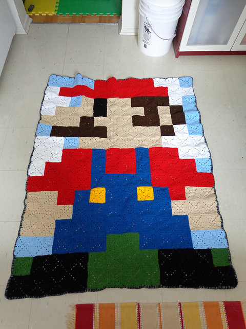 Ravelry: atbly6's Mario afghan