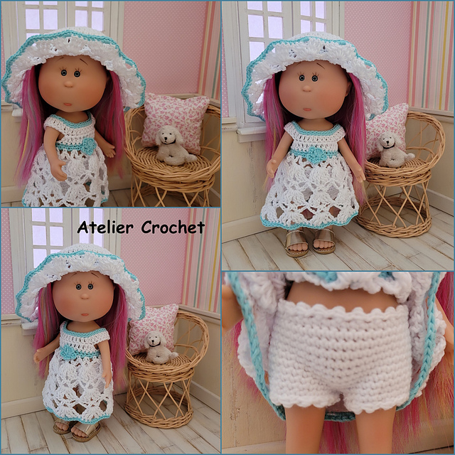 Ravelry: Delphine Little Mia Nines Onil pattern by Odile Larranda