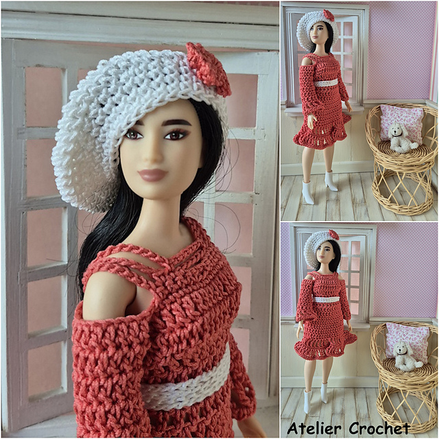 Ravelry: Caroline Barbie Curvy pattern by Odile Larranda