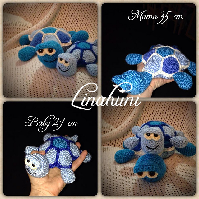 Ravelry: Turtle / Schildkröte LinaHuni pattern by Manuela Straub-Koller