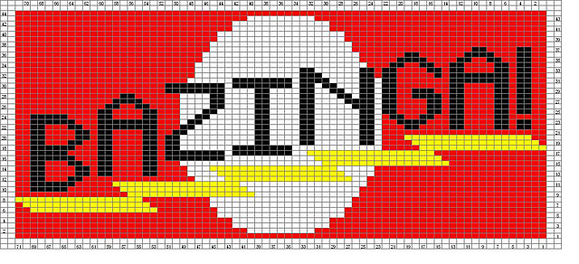 Ravelry: Bazinga! Chart pattern by Mikhaila Wright