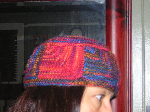 Ravelry: Handpainted Mitered Square Hat pattern by Heidi Sunday