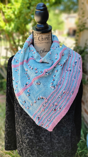 Ravelry: Reflecting Pool Assigned Pooling Shawl pattern by Marilyn Woodruff