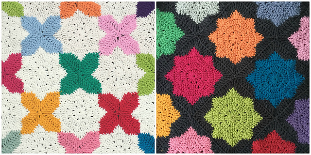 Ravelry: Star and Cross Square pattern by Atty van Norel