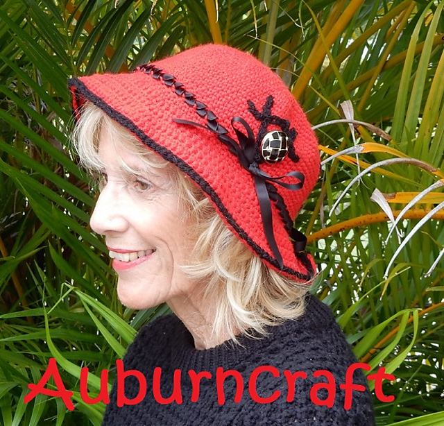 Ravelry: Frankie Drake Cloche Hat pattern by Sue Stapleton
