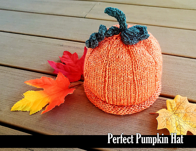 Ravelry: Perfect Pumpkin Hat pattern by Aunt Janet's Designs