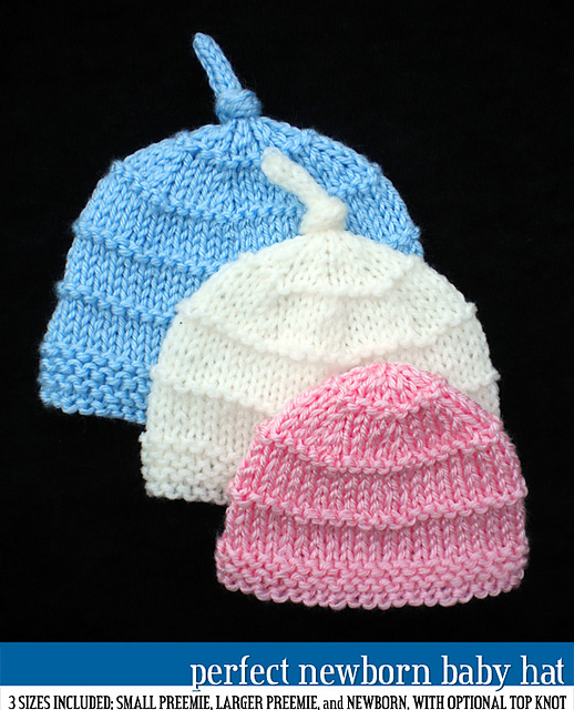 Ravelry: Perfect Newborn Baby Hat pattern by Aunt Janet's Designs
