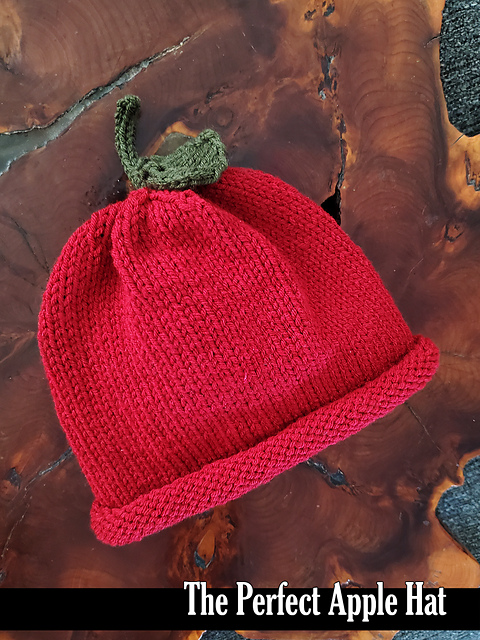 Ravelry: Perfect Apple Hat pattern by Aunt Janet's Designs