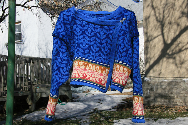 Ravelry: Brocade Leaves Cardigan (page 122) pattern by Solveig Hisdal