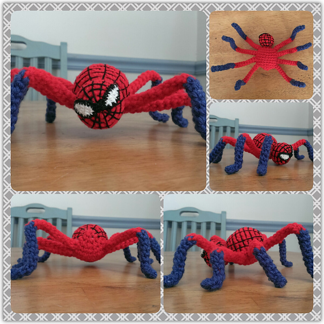 Ravelry: Amigurumi Spider - Two Ways pattern by Mad Crochet Scientist