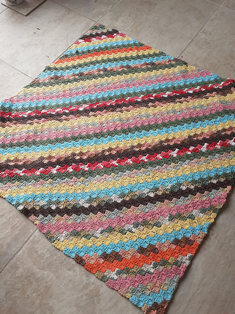 Ravelry: Striped summer Rug pattern by auriol Crochet