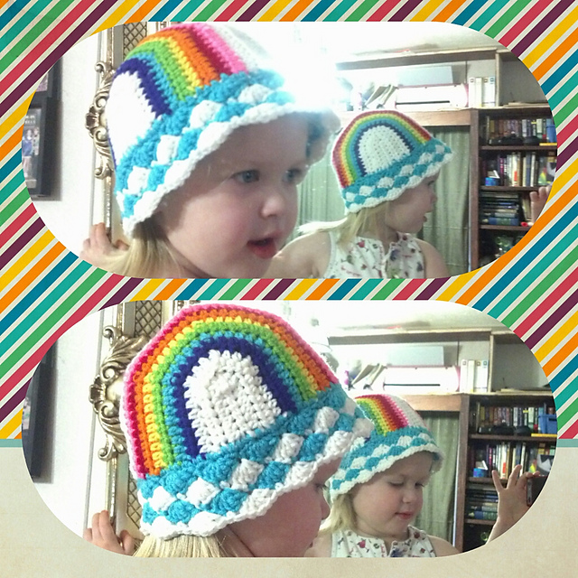 Ravelry: rainbow hat pattern by autumn hegler