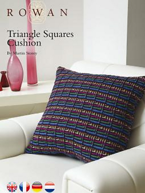 Ravelry: Triangle Squares Cushion pattern by Martin Storey