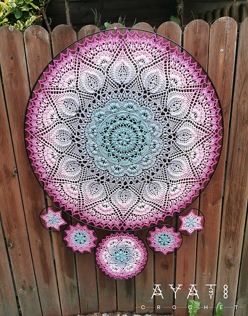 Ravelry: Eufloria Mandala pattern by Agnieszka Ziemiec