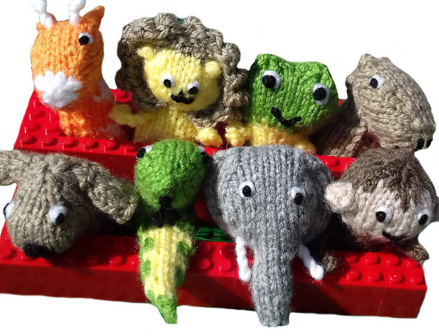 Ravelry: Dear Zoo style finger puppets pattern by ayrshire knits