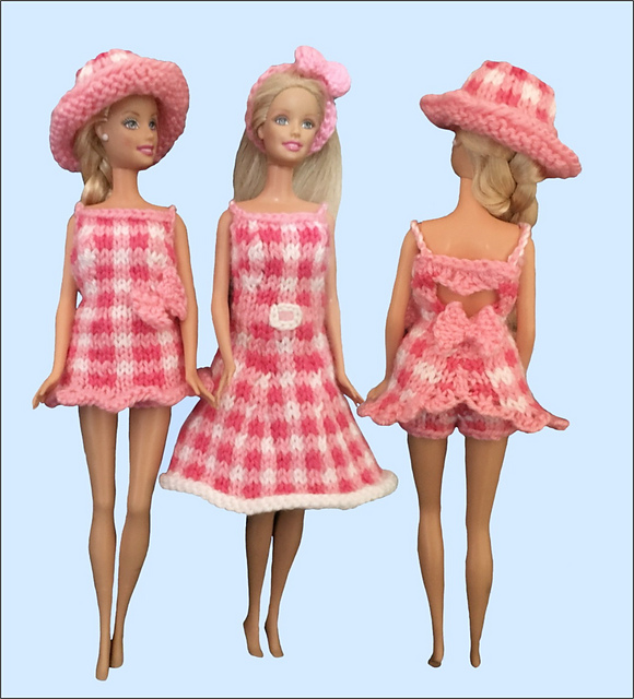 Ravelry: Barbie gingham dresses pattern by ayrshire knits