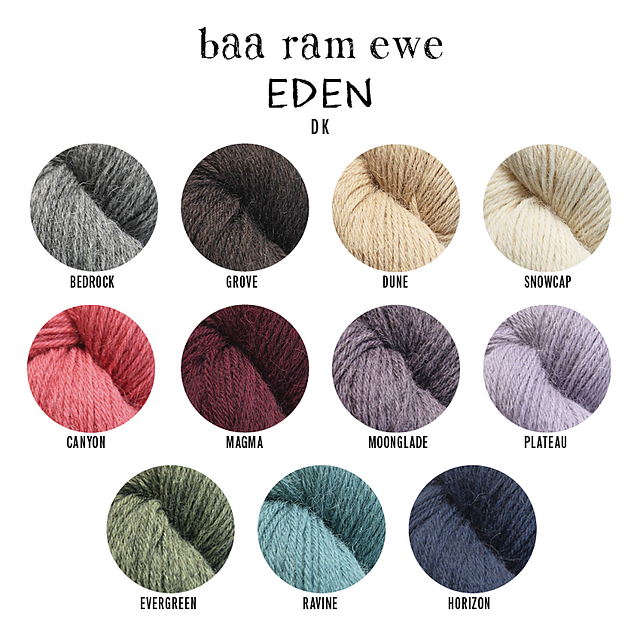 Ravelry: Baa Ram Ewe Eden DK