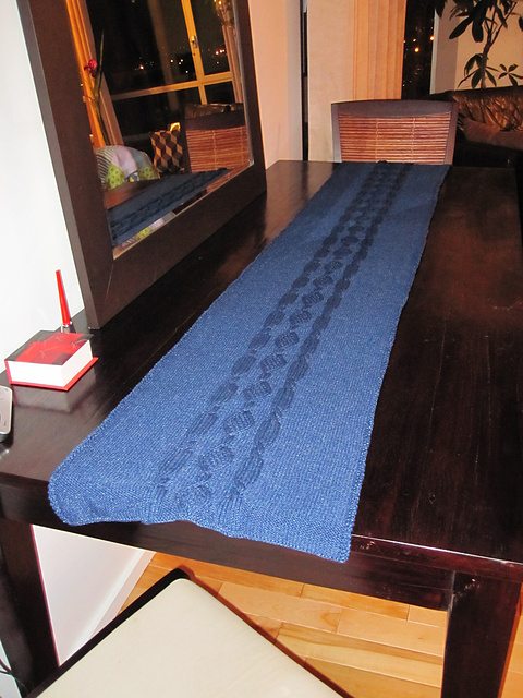 Ravelry: Cable Table Runner pattern by Gemma Saxon