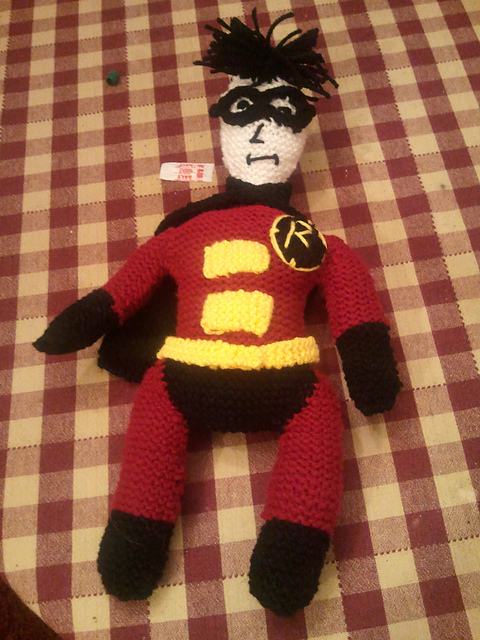 Ravelry: Robin (Tim Drake; Batman & Robin) pattern by Anna Bethea Buchanan