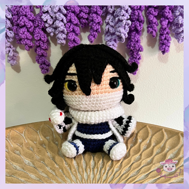 Ravelry: Snake Slayer (Obanai Demon Slayer) pattern by Gabriella John