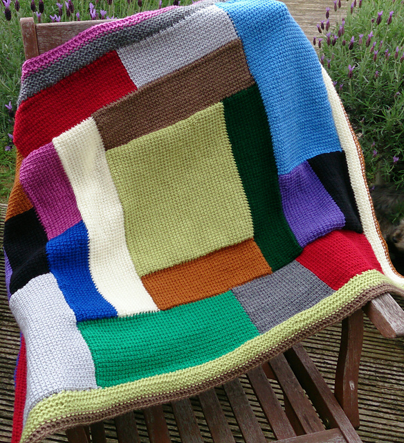 Ravelry: Tunisian Blockbuster pattern by Susan Hardy