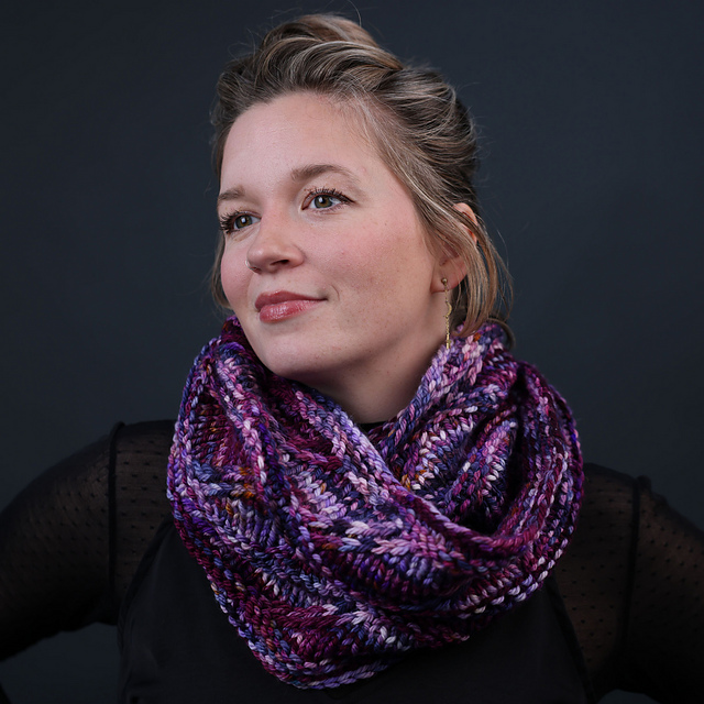 Ravelry: Intertwined Knit Cowl pattern by Barb Bennett