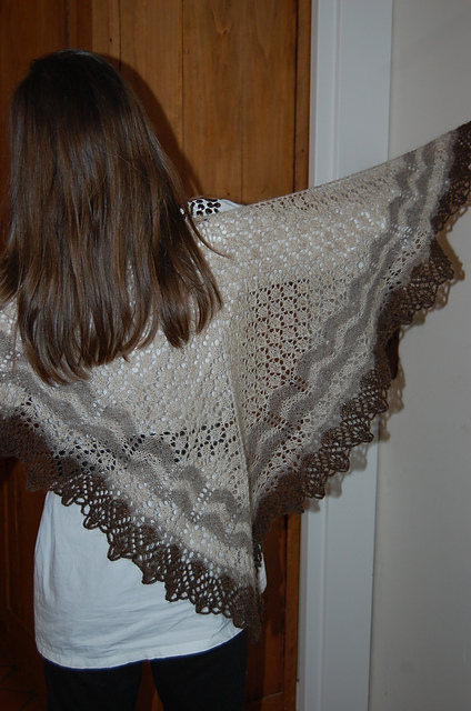 Ravelry: barjolaine's Icelandic Modern Lace Shawl