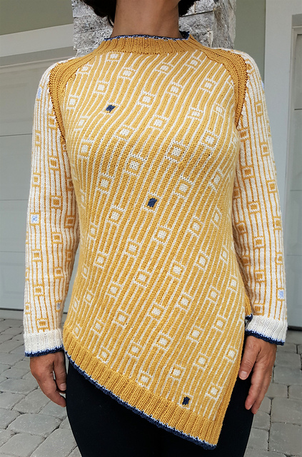 Ravelry: pull diagonal pattern by Phildar Design Team