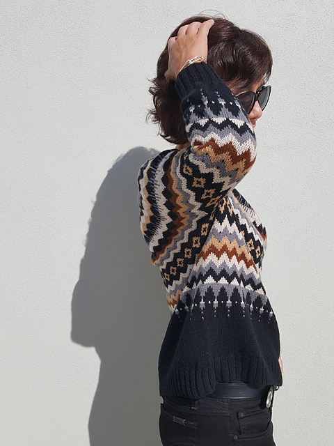 Ravelry: barkingknitter's Elk Meadow pullover