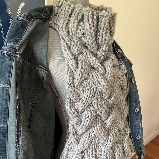 Ravelry: Braided Cable Dickie pattern by Shelby Mooney