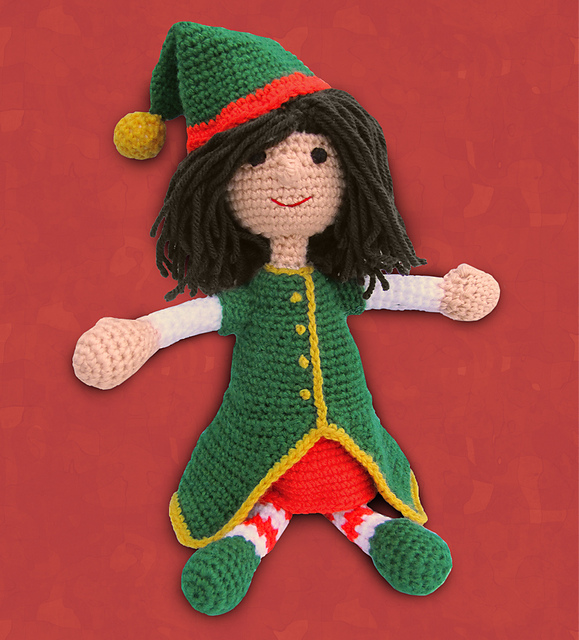Ravelry: Christmas Elf Doll pattern by Penny Lane Patterns