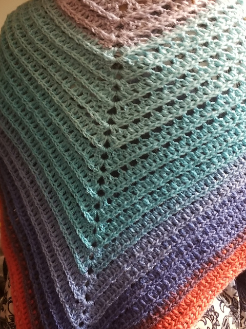 Ravelry: Pursuing Peace Shawl pattern by Jackie Garrison