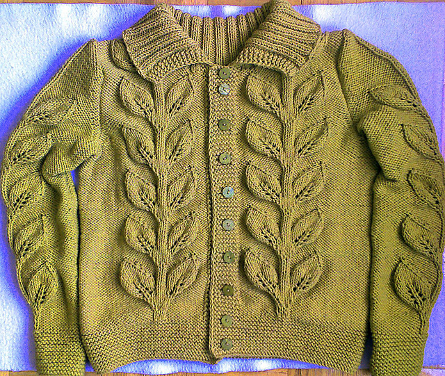 Ravelry: Leaf Jacket pattern by Debbie Bliss