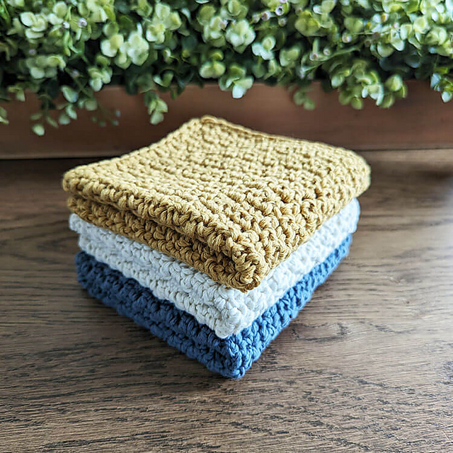 Ravelry: Modern Textured Dishcloth pattern by Tiffany Griffin