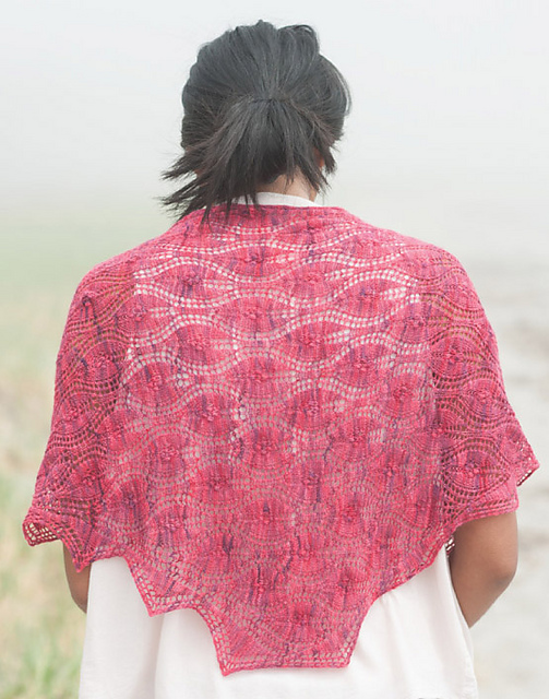 Ravelry: Flutter Shawl pattern by Brooke Nico