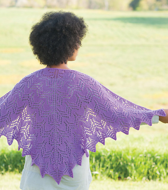 Ravelry: Triangle Tulip Shawl pattern by Brooke Nico
