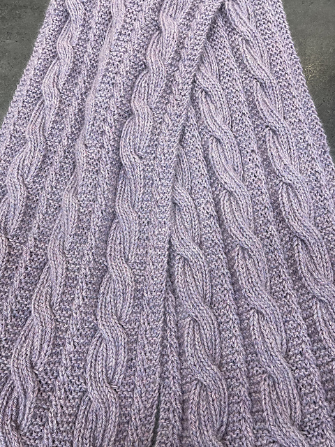 Ravelry: beWoolen Reversible Cable Scarf pattern by Michelle at beWoolen