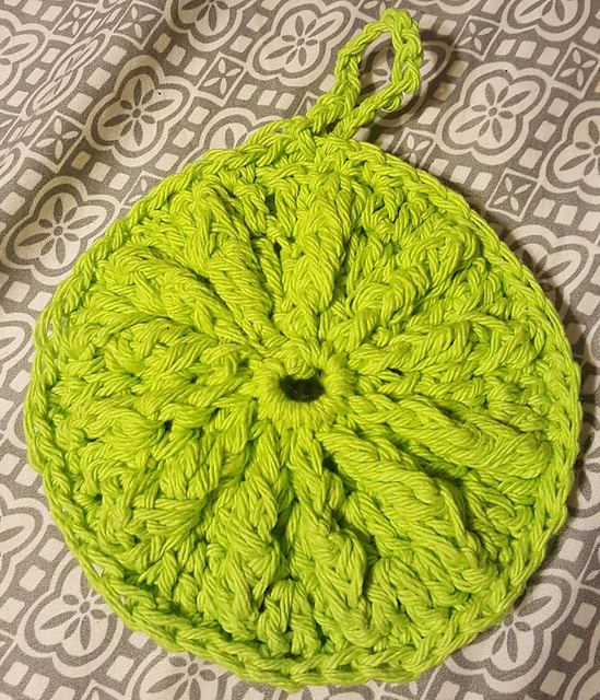 Ravelry: Forget me Knot Bath Puff pattern by Marsha Rader
