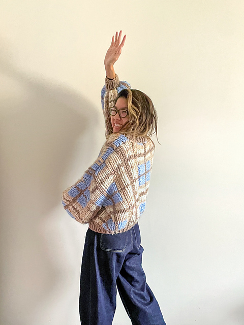 Ravelry: Knitty Griddy Cardigan pattern by Brenda Lam