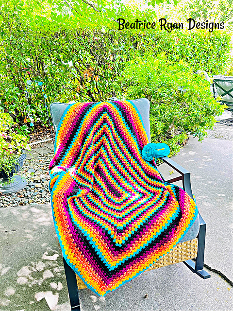 Ravelry: Autumn Sunset Afghan pattern by Elena Hunt