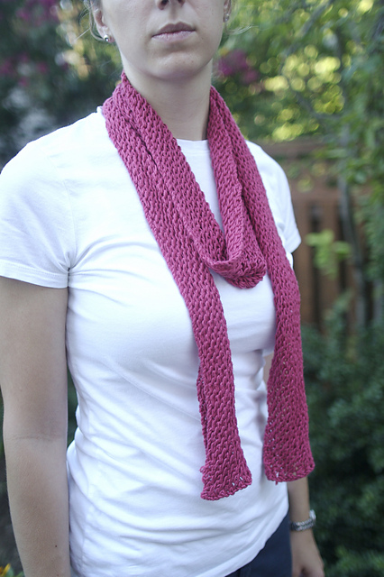 Ravelry: Lady Bird's Simple Lace Scarf pattern by Katie Mills