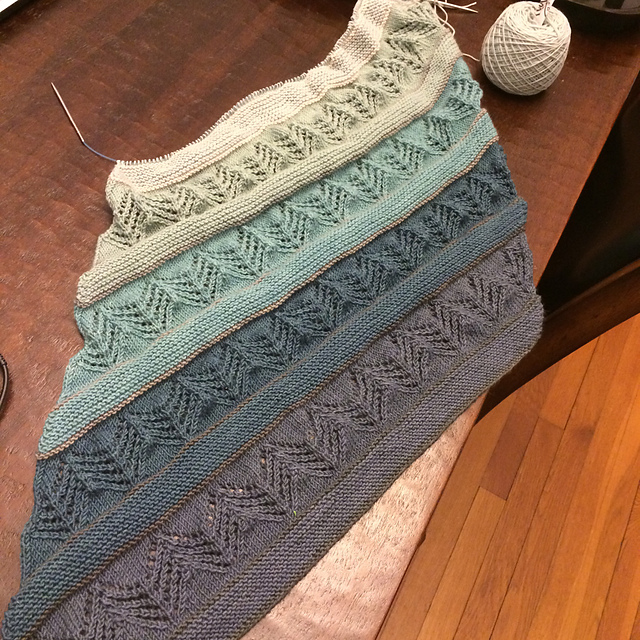 Ravelry: beccab888's Inara Wrap in Plucky