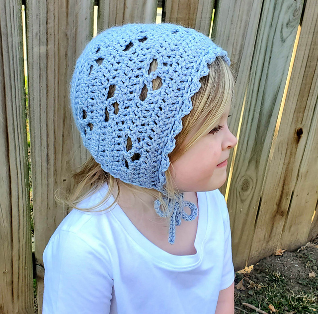 Ravelry: Lil' Sweet Pea Bonnet pattern by Rebekah Bowers