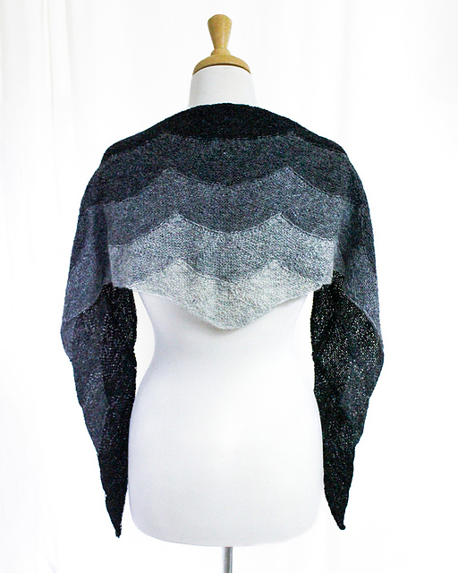 Ravelry: beehivewoolshop's Aranami Shawl