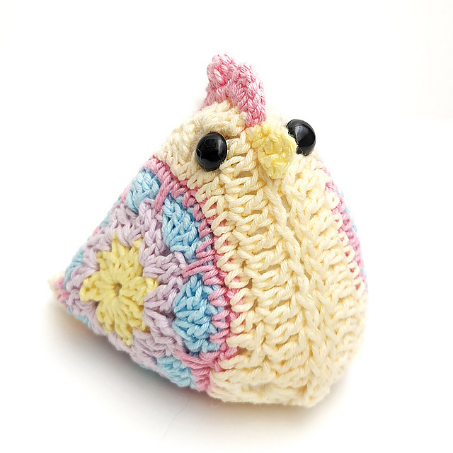 Ravelry: beehivewoolshop's Flock of Granny Square Chickens
