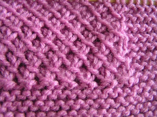 Ravelry: Easy to knit Textured Lacy Baby Blanket pattern pattern by ...