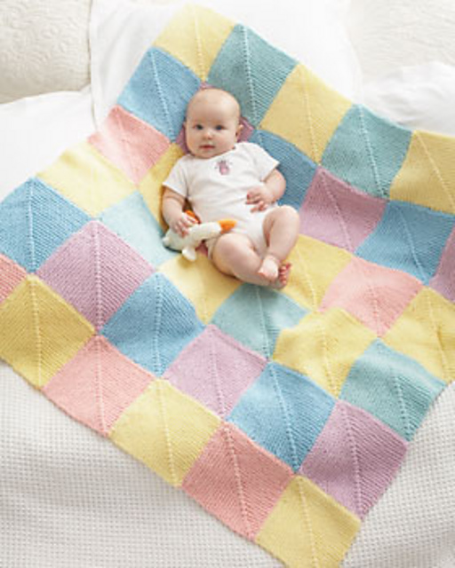 Ravelry: Mitered Squares Blanket pattern by Bernat Design Studio