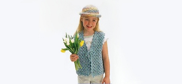 Ravelry: Tie Front Vest pattern by Lily Sugar'n Cream and Bernat Design ...